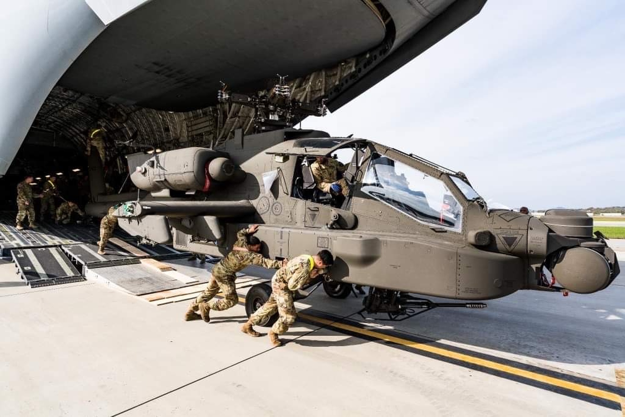 Army Apache Helicopters
