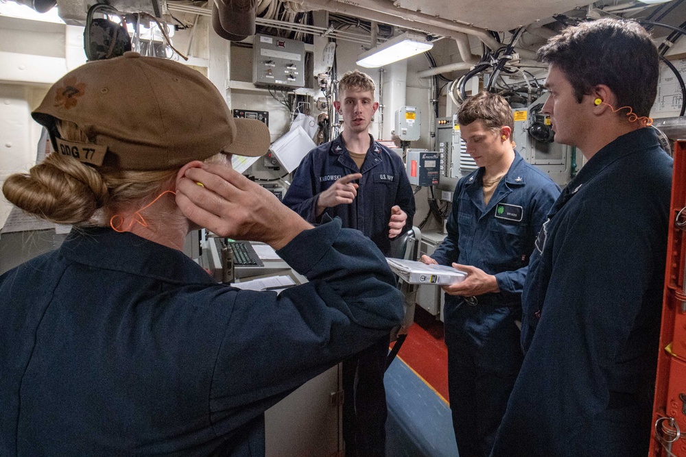 DVIDS - Images - USS O'Kane (DDG 77) Conducts Engineering Training ...