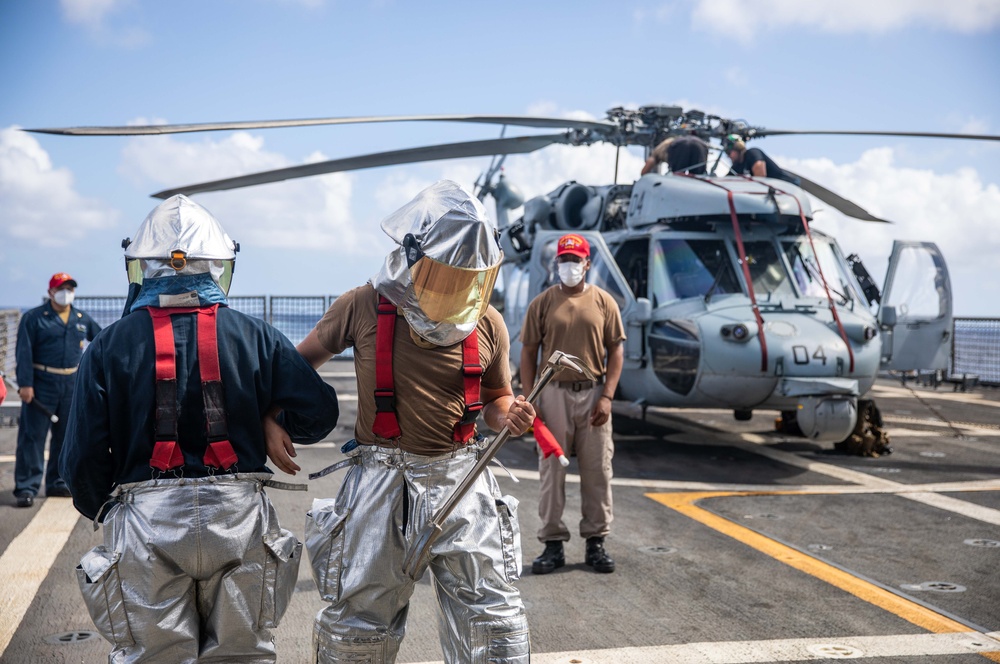 DVIDS - Images - USS Milwaukee Holds Flight Deck Firefighting Drill ...