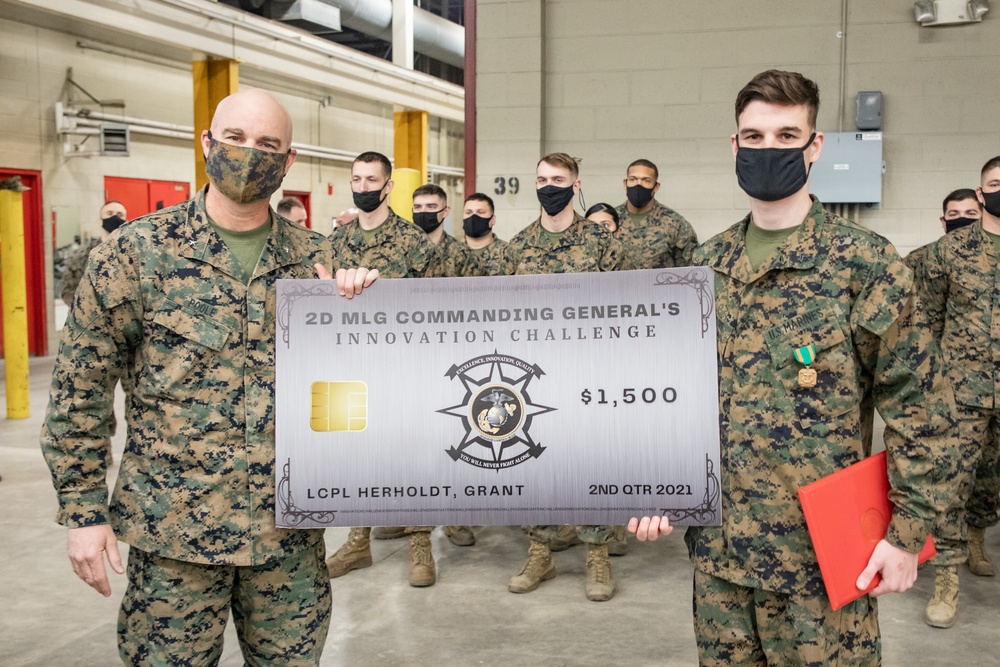 DVIDS - Images - 2nd Marine Logistics Group Innovation Challenge Award ...