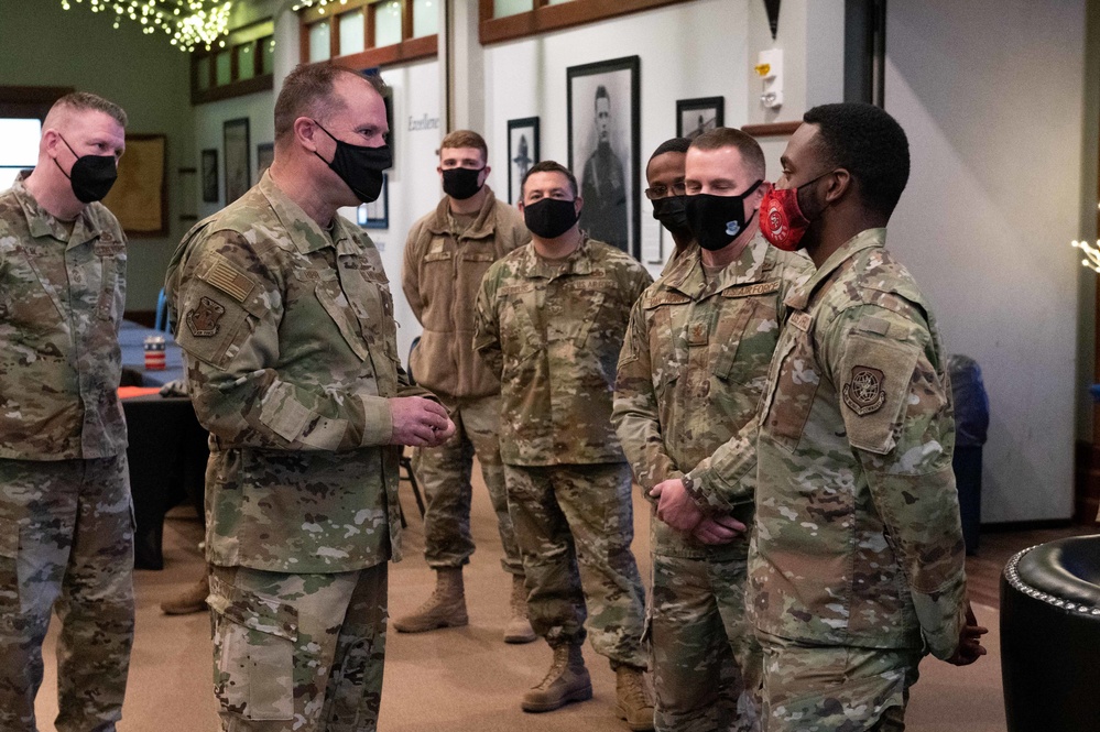 DVIDS - Images - 18th Air Force leaders host all call [Image 4 of 5]