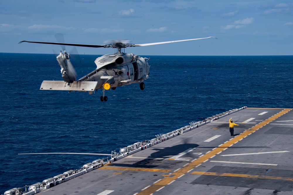 DVIDS - Images - USS America (LHA 6) Conduct Flight Operations with the ...