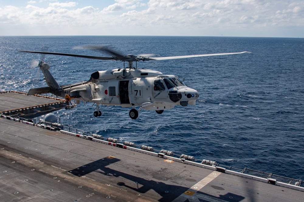 DVIDS - Images - USS America (LHA 6) Conduct Flight Operations with the ...
