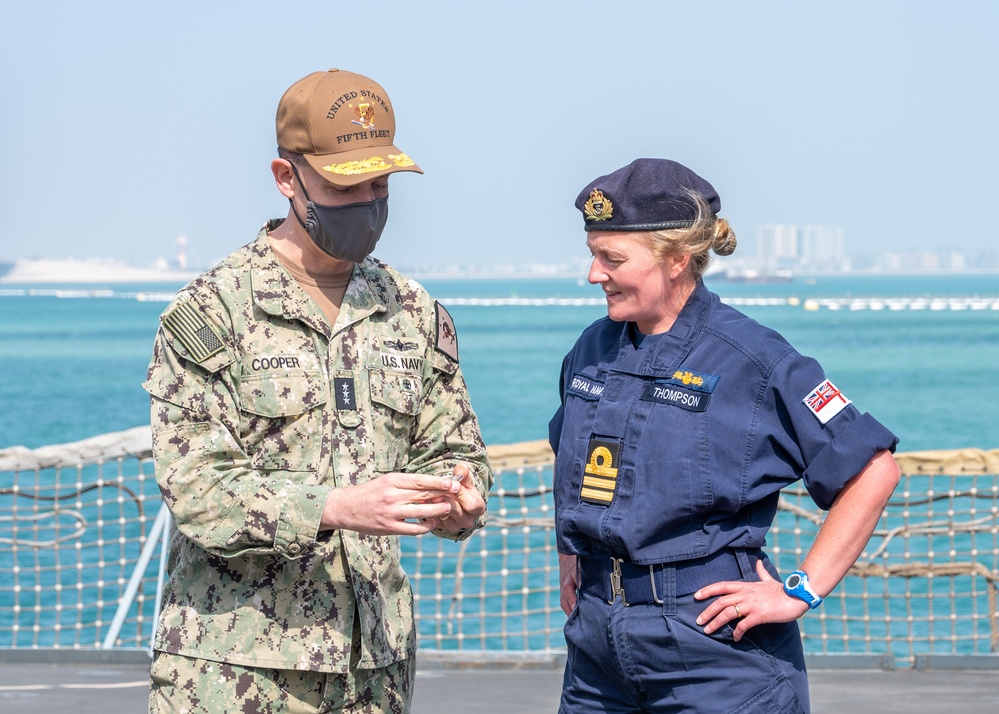 DVIDS - Images - Vice Adm. Cooper visits HMS Montrose [Image 1 of 3]