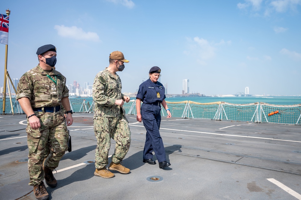 DVIDS - Images - Vice Adm. Cooper visits HMS Montrose [Image 2 of 3]