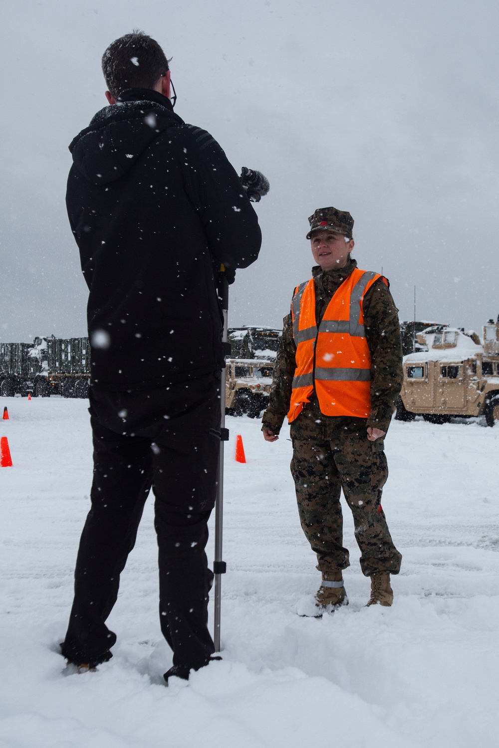 DVIDS - Images - II MEF leader conducts news interview at Verdal Port ...