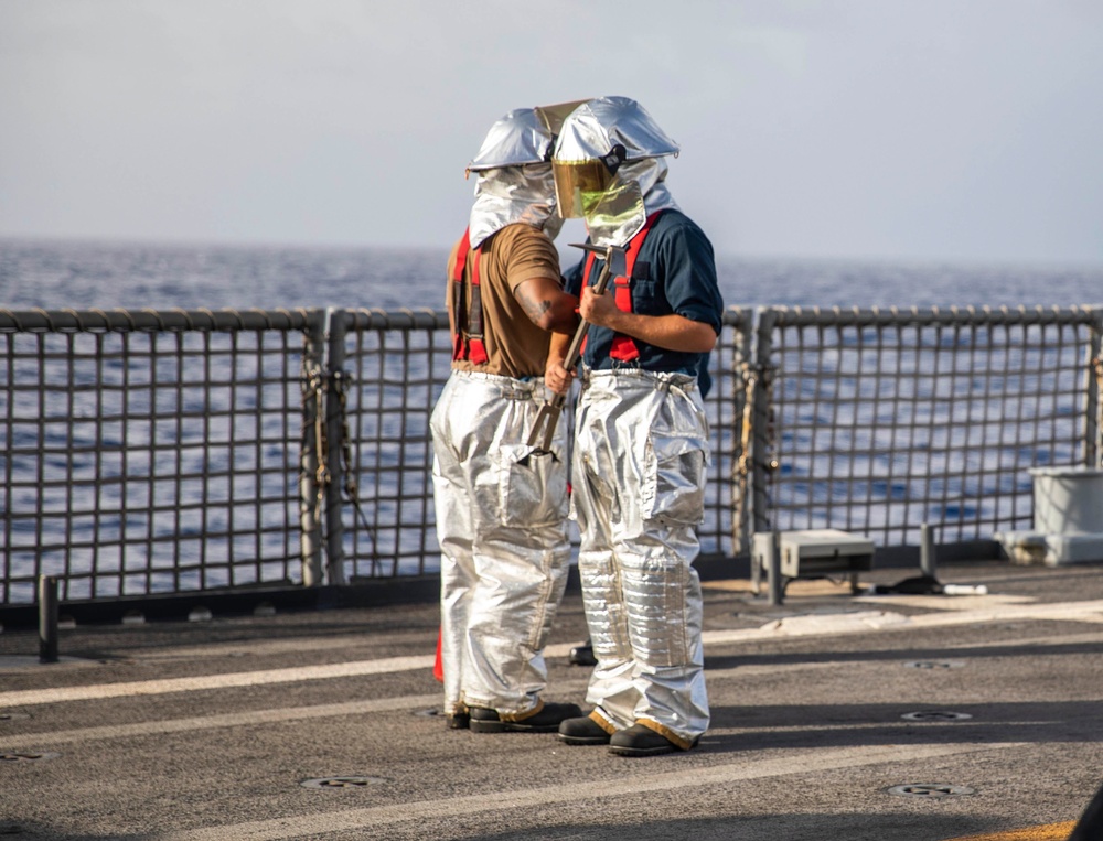 DVIDS - Images - USS Milwaukee Conducts Flight Deck Firefighting Drill ...