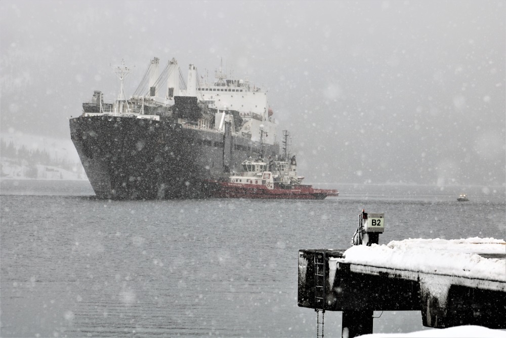 DVIDS - Images - MSC Ship Arrives in Norway for Exercise Cold Response ...