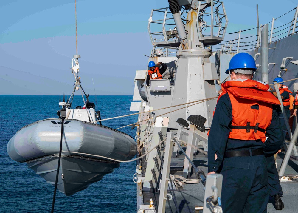 DVIDS - Images - Gridley conducts Rigid-hull inflatable boat (RHIB ...