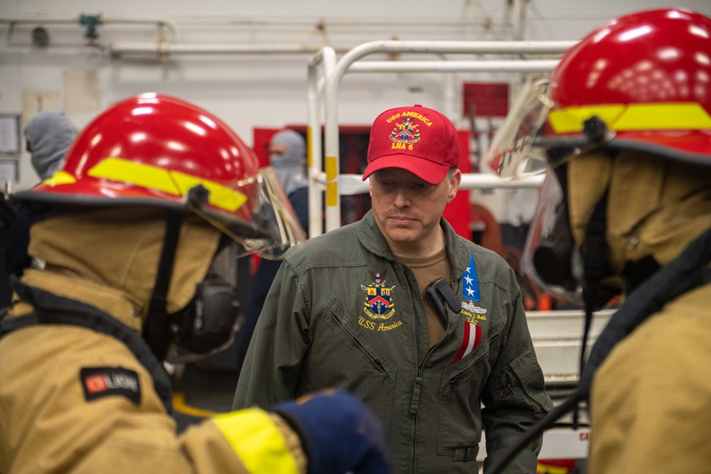 DVIDS - Images - USS America Sailors Conduct General Quarters Drill ...