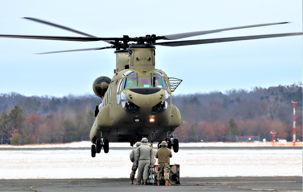 DVIDS - Images - CH-47 aircrew, 89B ASC students conduct sling-load training at Fort McCoy ...