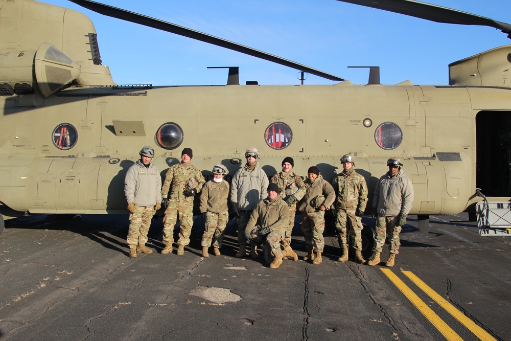 DVIDS - Images - CH-47 aircrew, 89B ASC students conduct sling-load training at Fort McCoy ...