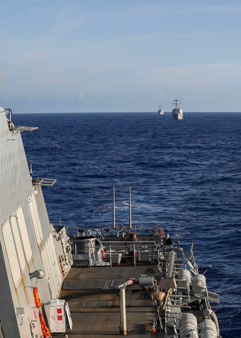 DVIDS - Images - USS Higgins, USS Dewey & USS Milius [Image 1 of 7]