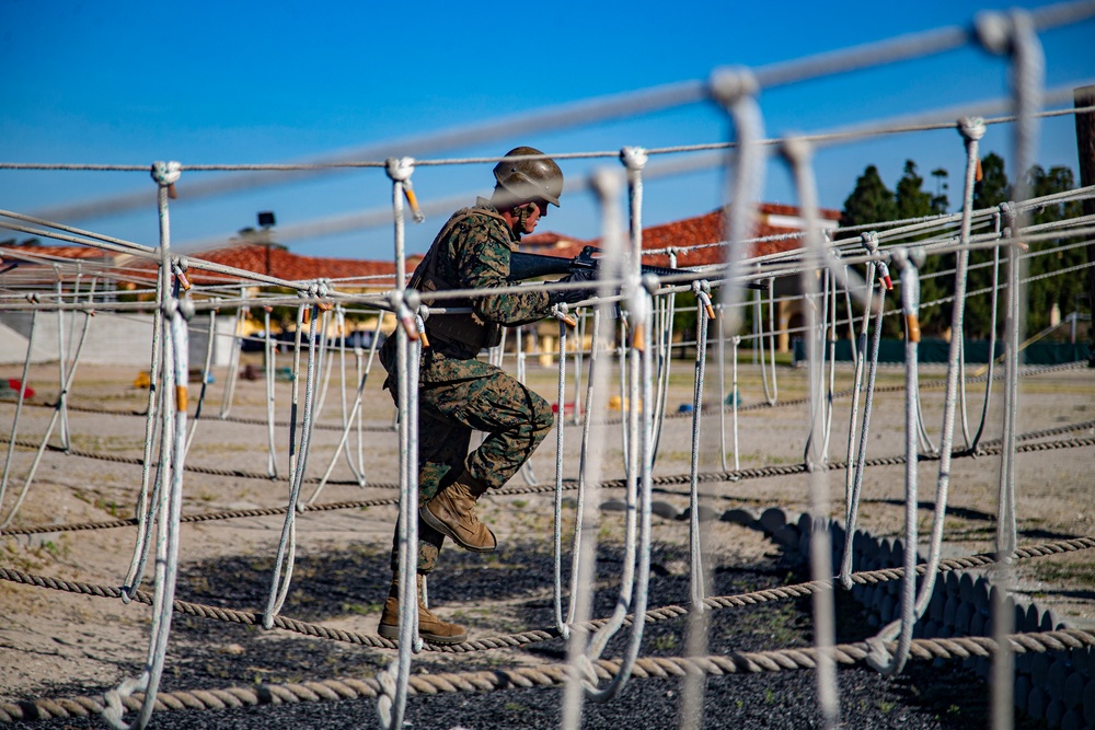 DVIDS - Images - Alpha Company Bayonet Assault Course [Image 5 of 9]