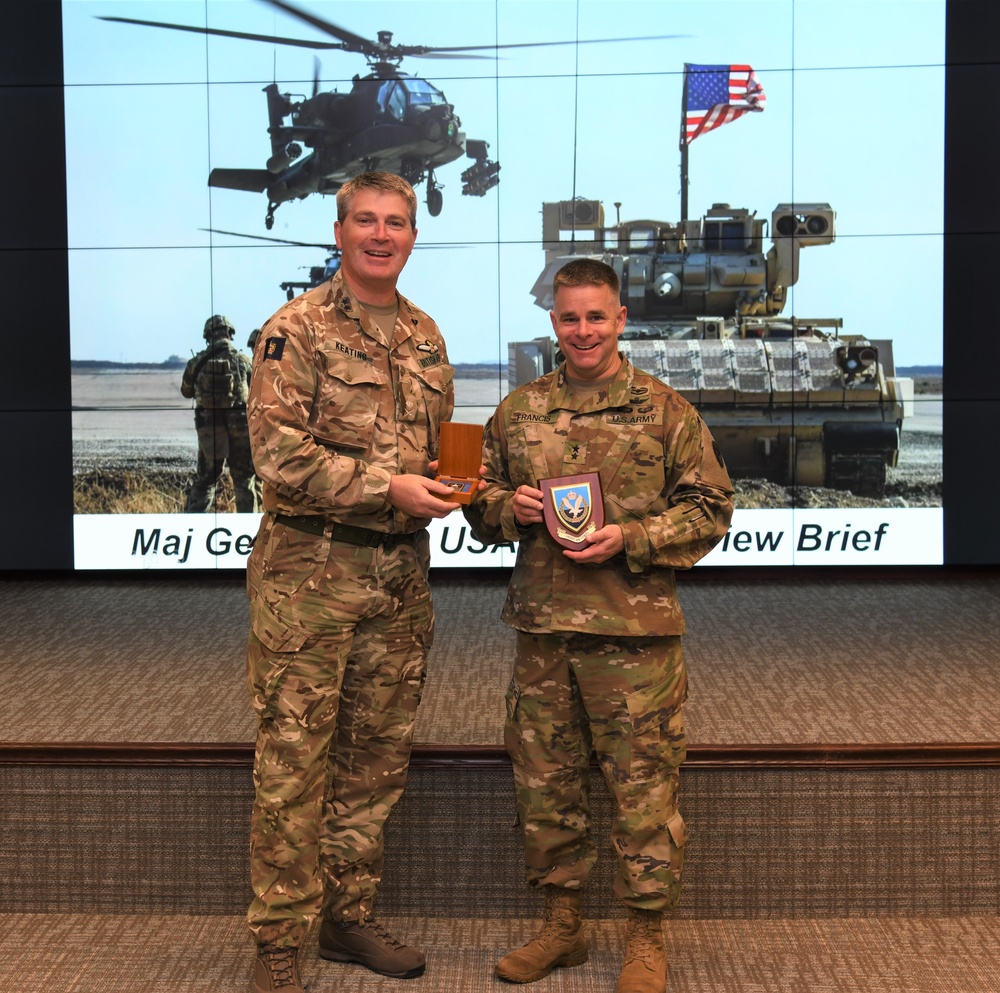 DVIDS - Images - MG Keating Visit to USAACE [Image 2 of 3]