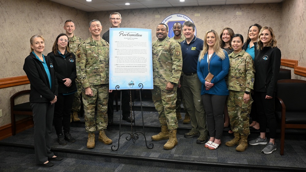 DVIDS - Images - Hill leadership sign SAAPM proclamation [Image 3 of 3]