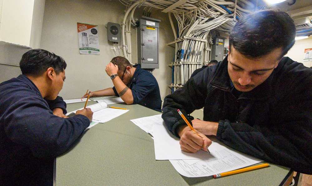 DVIDS - Images - USS John P. Murtha (LPD 26) Spring Cycle E-5 Exam ...