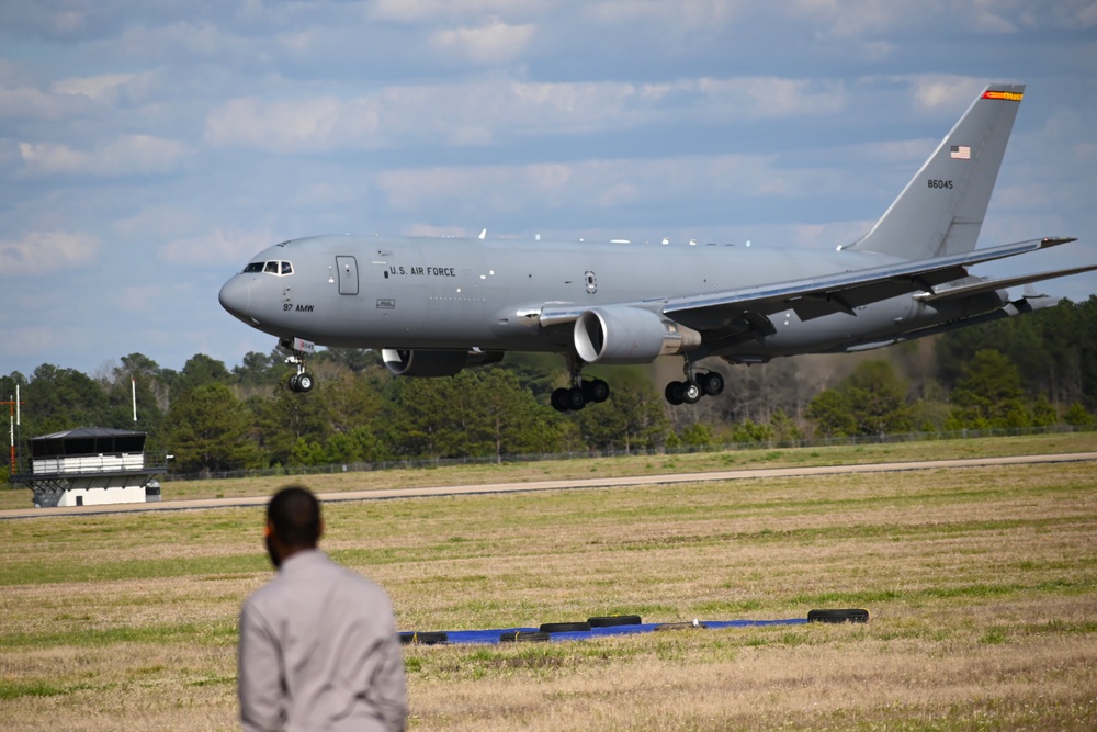 DVIDS - Images - KC-46 lands [Image 1 of 3]