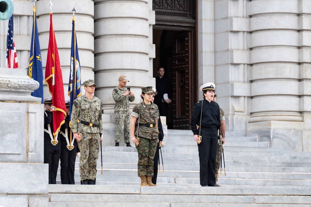 DVIDS - Images - U. S. Naval Academy's 1st Noon Formation for Spring ...