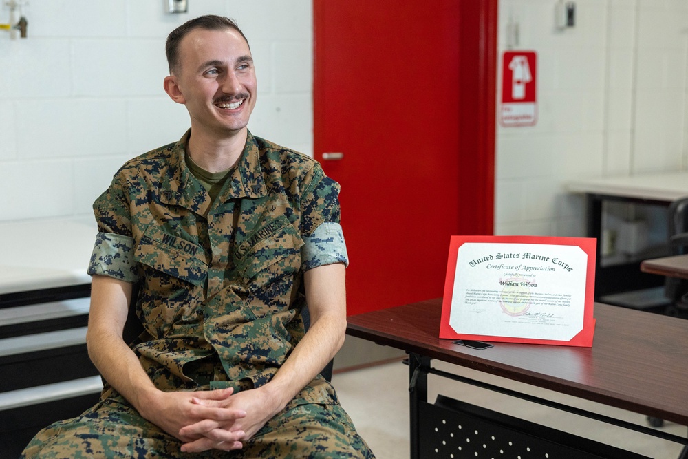 DVIDS - Images - 2nd Maintenance Battalion Marine receives Marine Corps ...