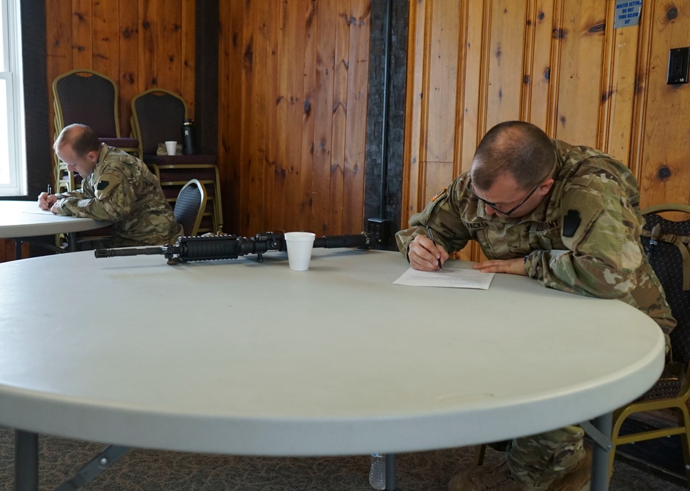 DVIDS - Images - Pennsylvania Army Best Warrior Competition: Written ...