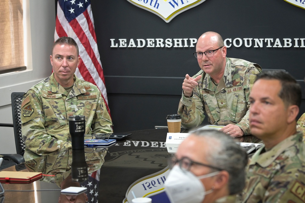 DVIDS - Images - Brig. Gen. Michael W. Bank visits the 156th Wing ...