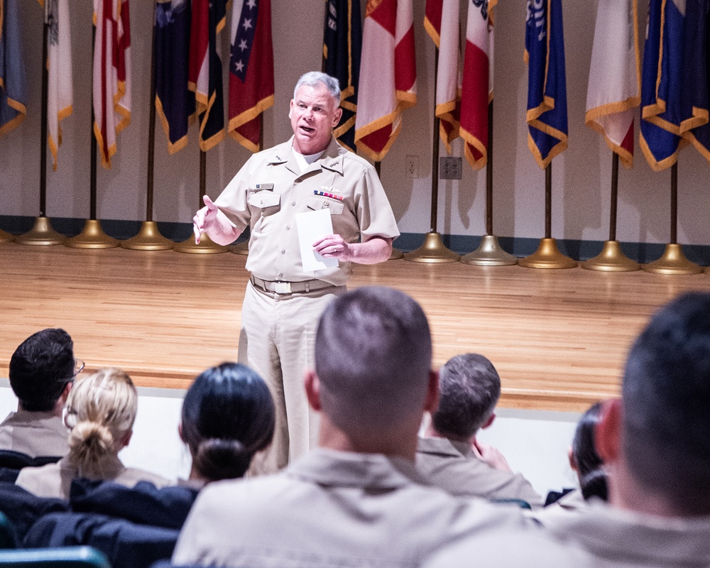DVIDS - Images - CNP visits Officer Development School [Image 1 of 2]