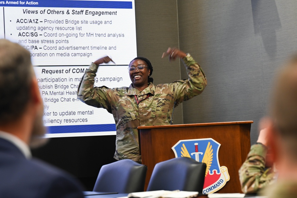 DVIDS - Images - ACC's Sword Athena 2022 Out-briefs COMACC [Image 3 of 7]