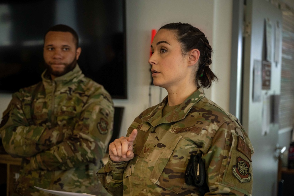 DVIDS - Images - 721st APS and 86th LRS Airmen load ammunition, cargo ...