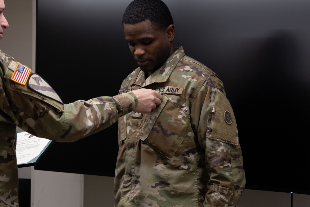 DVIDS - Images - Sgt. Gregston Kelly-Westry PCS Ceremony [Image 1 of 4]