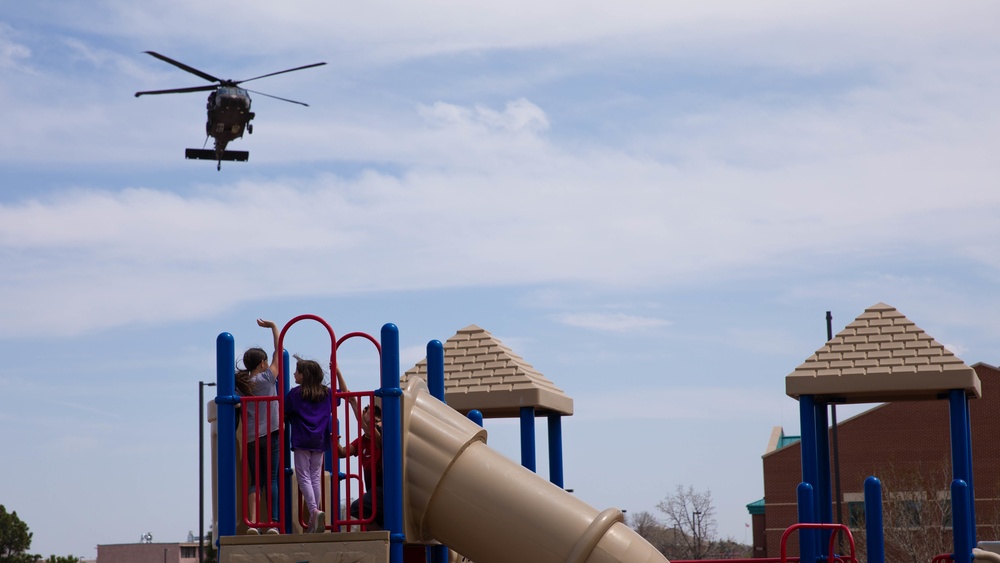 DVIDS - Images - Month of the Military Child Flyover [Image 2 of 4]