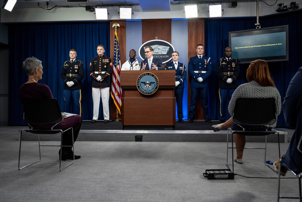 DVIDS - Images - Pentagon Press Briefing [Image 2 of 11]