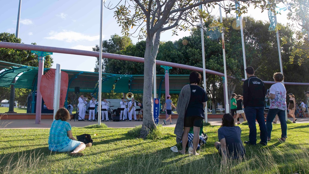 DVIDS - Images - U.S. 7th Fleet Band performs at Strand Park Promenade ...