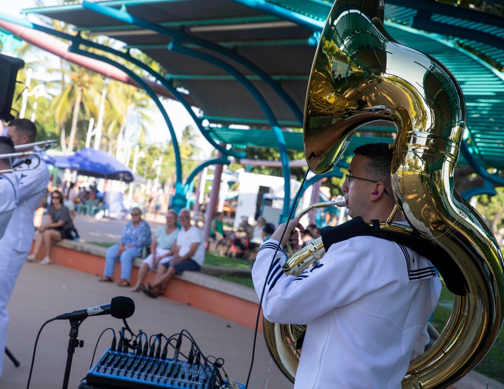 DVIDS - Images - U.S. 7th Fleet Band performs at Strand Park Promenade ...