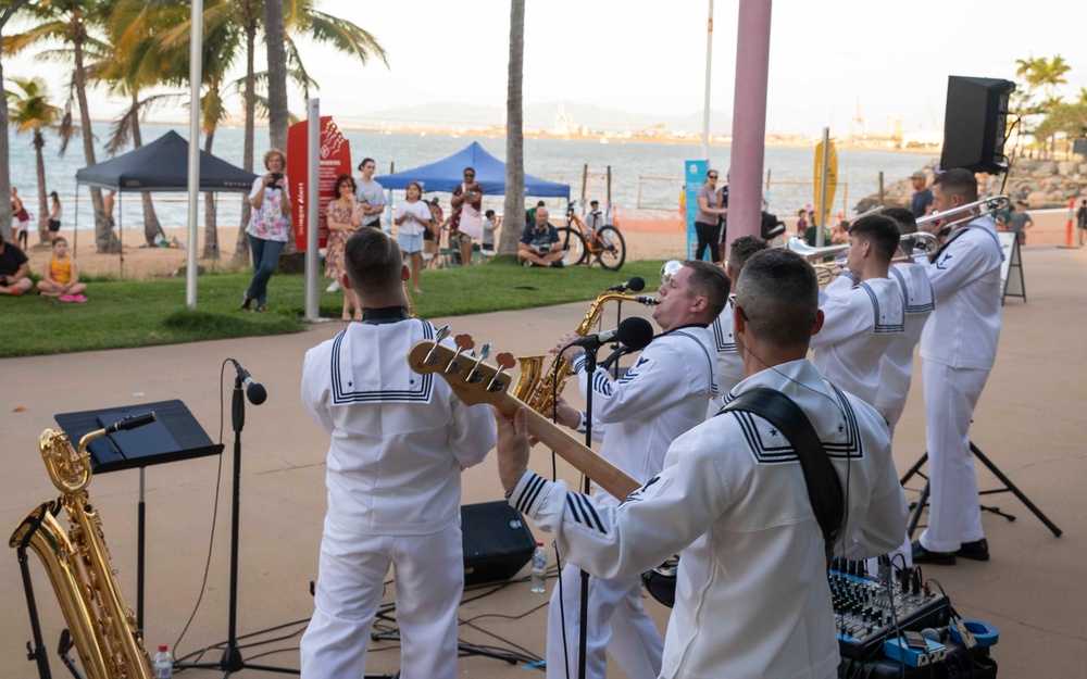 DVIDS - Images - U.S. 7th Fleet Band performs at Strand Park Promenade ...