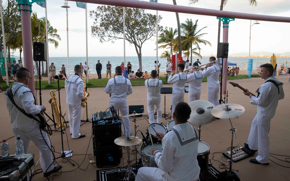 DVIDS - Images - U.S. 7th Fleet Band performs at Strand Park Promenade ...