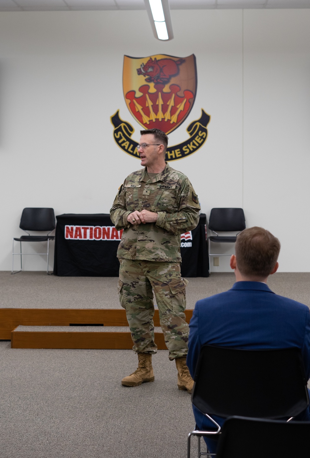 DVIDS - Images - Brig. Gen. David Hall speaks to staff of Cyber Shield ...