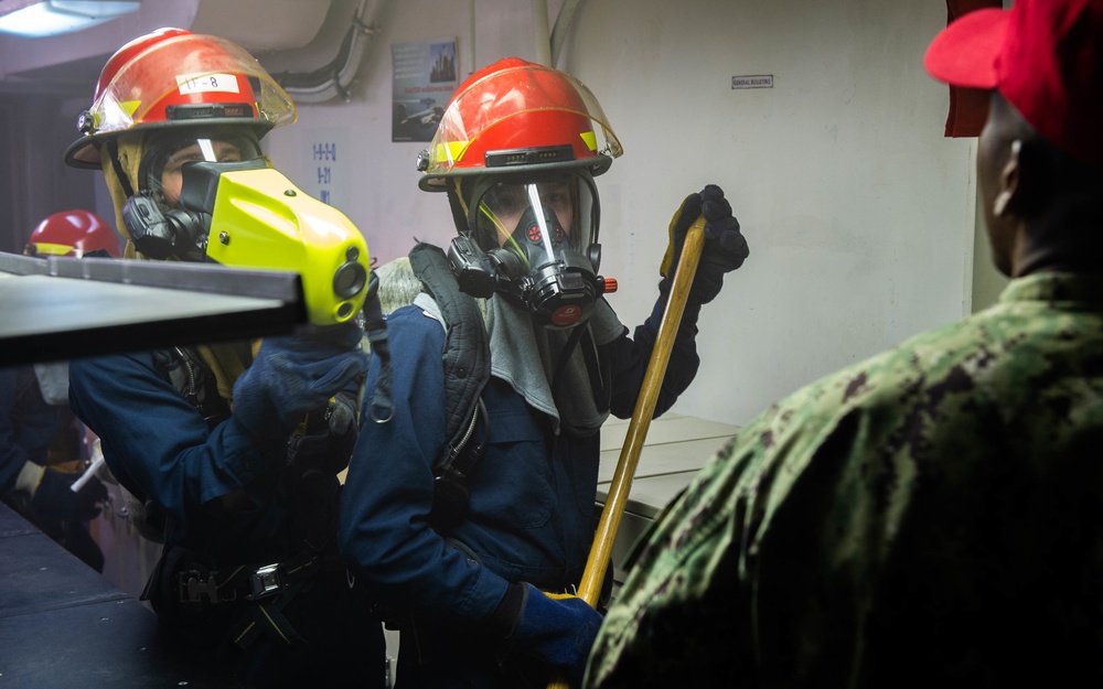 DVIDS - Images - USS Carl Vinson (CVN 70) Sailors Conduct Firefighting ...