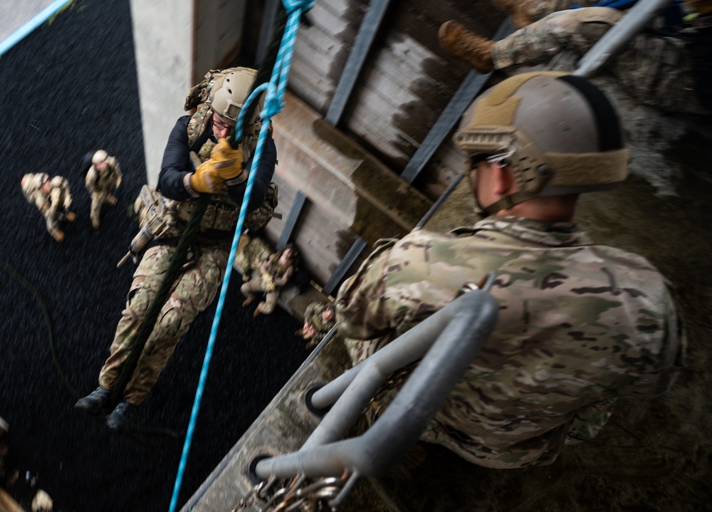 DVIDS - Images - Day and night, rain or shine: DAGREs fast rope into ...