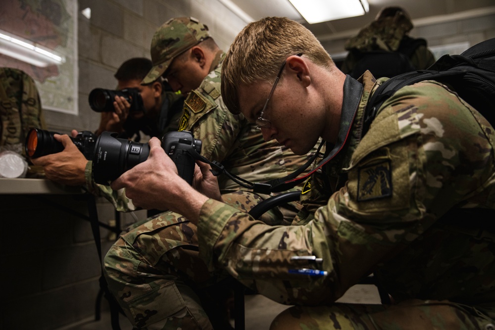 DVIDS - Images - Night Land Navigation Day 2 at the 2022 Spc. Hilda I ...