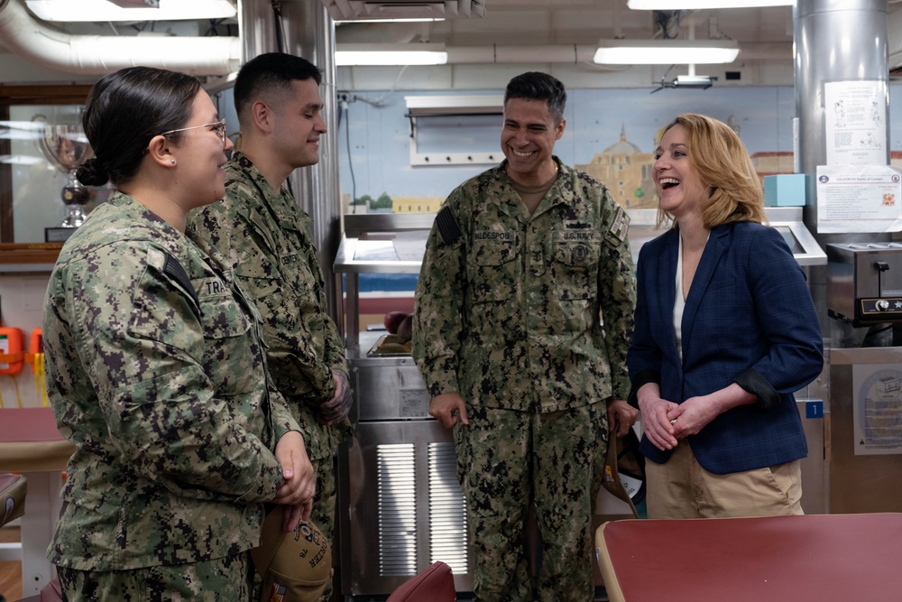 DVIDS - Images - Deputy Secretary of Defense Hicks Visits USS Porter ...