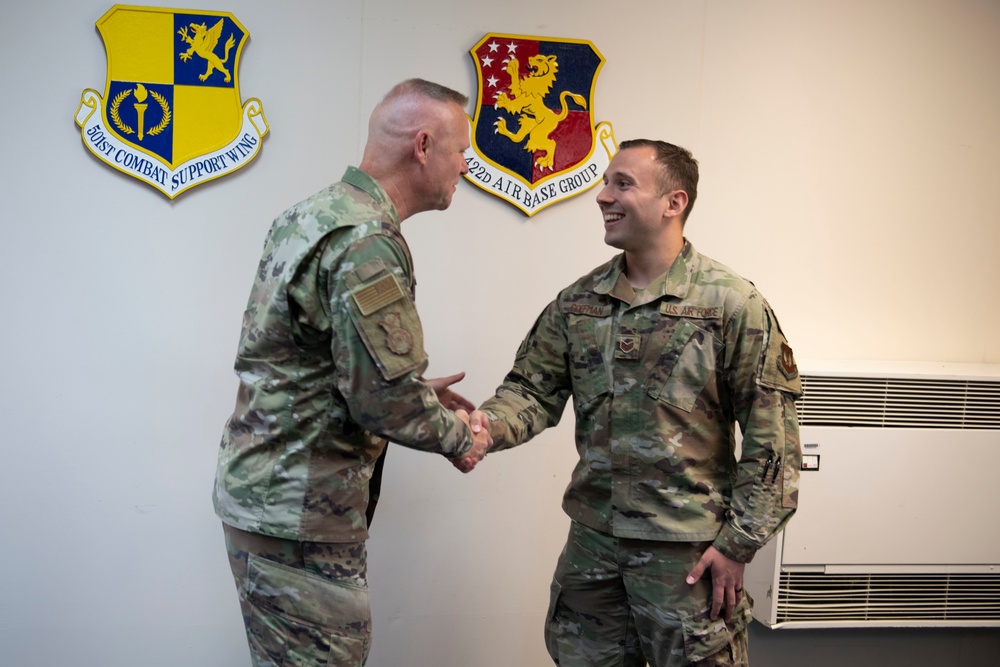 DVIDS - Images - Brig. Gen. Collins visits 501 CSW [Image 4 of 15]