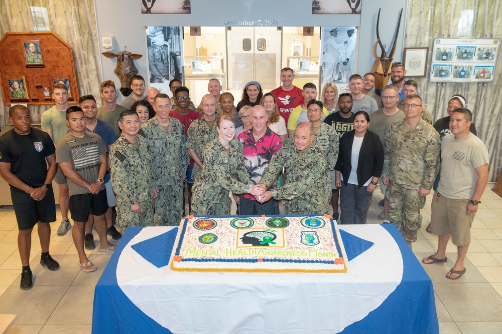 DVIDS - Images - Mental Health Awareness Month Cake Cutting at Camp ...