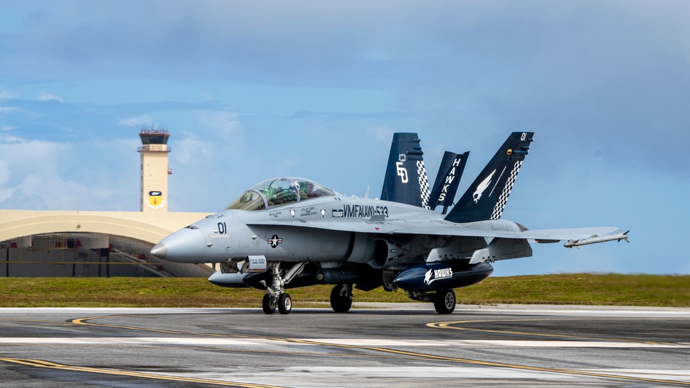 DVIDS - Images - VMFA(AW)-533 Arrive in Guam [Image 1 of 4]