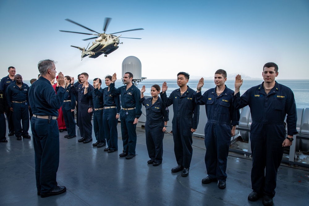 DVIDS - Images - Promotion ceremony aboard USS Arlington