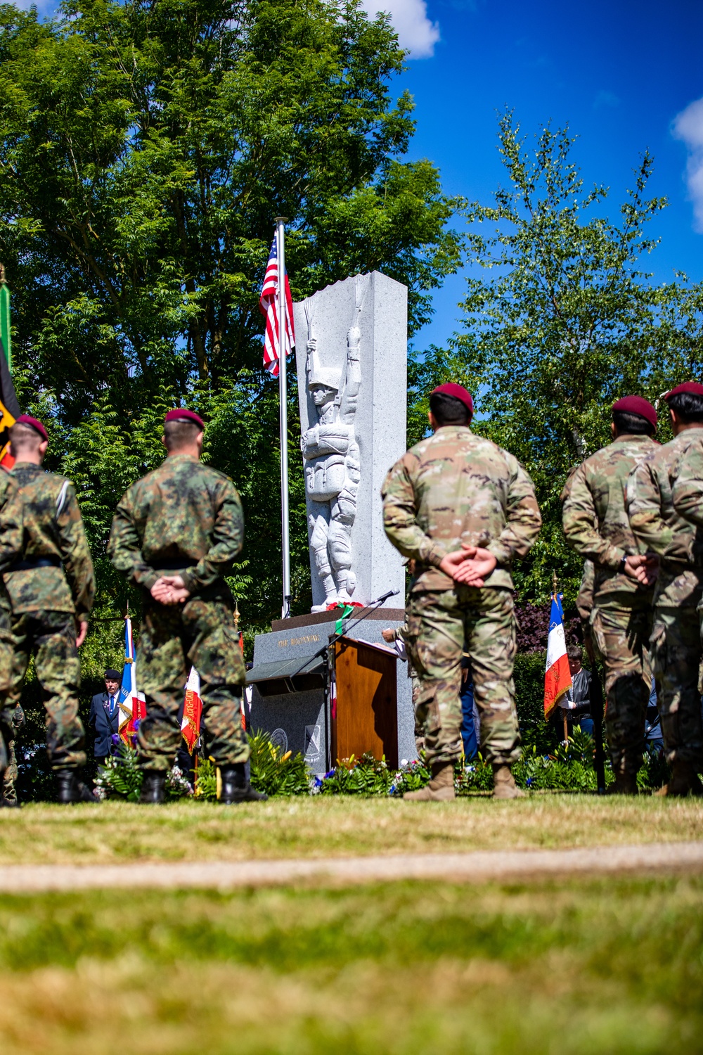DVIDS - Images - Amfreville 507th Memorial [Image 12 of 12]