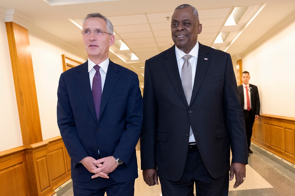 DVIDS - Images - Secretary Austin Hosts NATO Secretary General at Pentagon [Image 6 of 20]