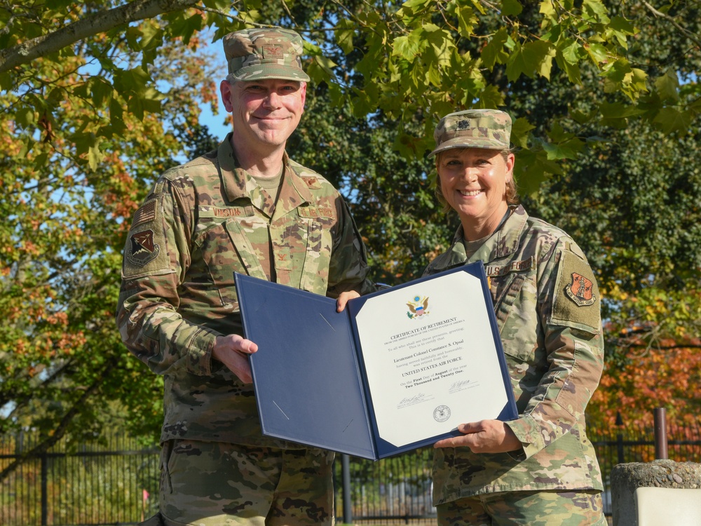 DVIDS - Images - Retirement ceremony for Lt. Col. Connie Opsal [Image 2 ...