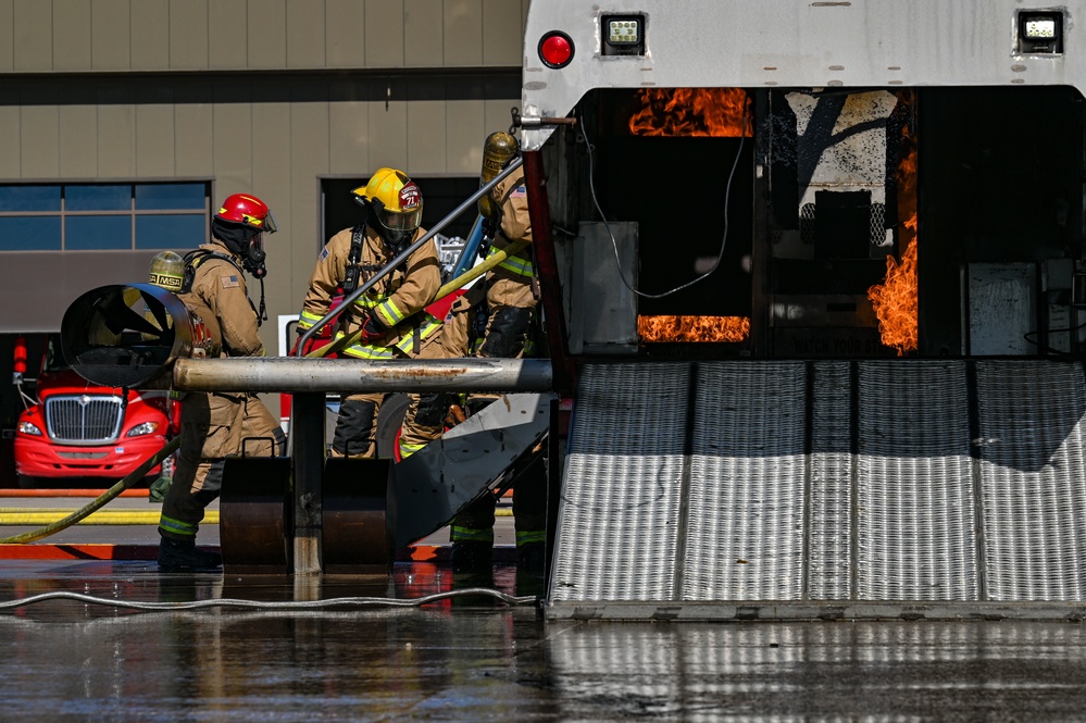 DVIDS - Images - 22ARW firefighter live fire training [Image 4 of 4]