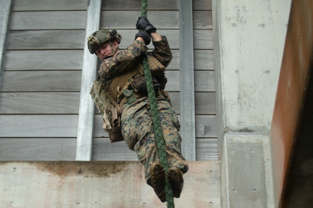 DVIDS - Images - EOD Company Rappel Tower Training [Image 6 of 8]